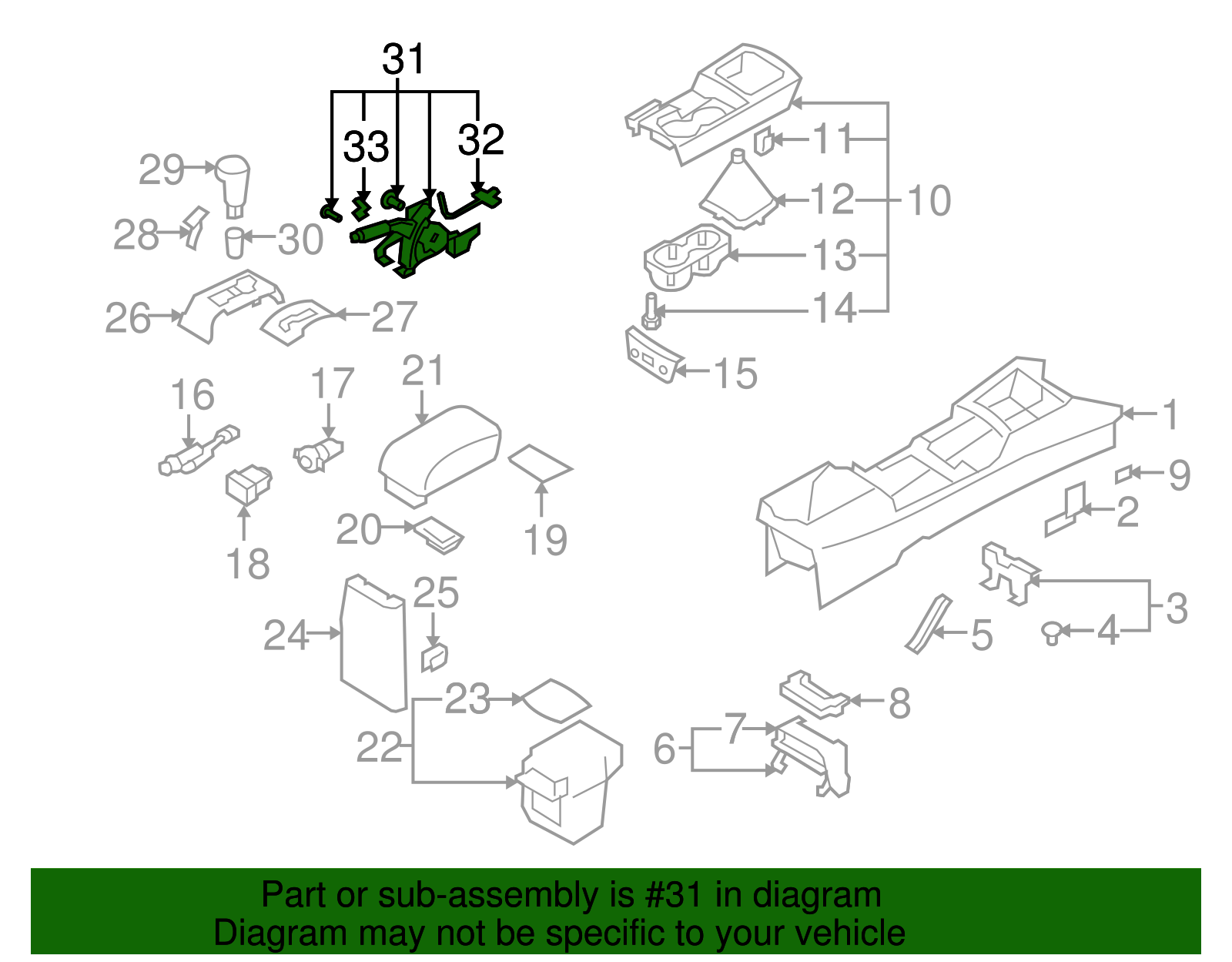 59710-2H000-9P - Park Brake Handle - 2007-2009 Hyundai Elantra | World ...