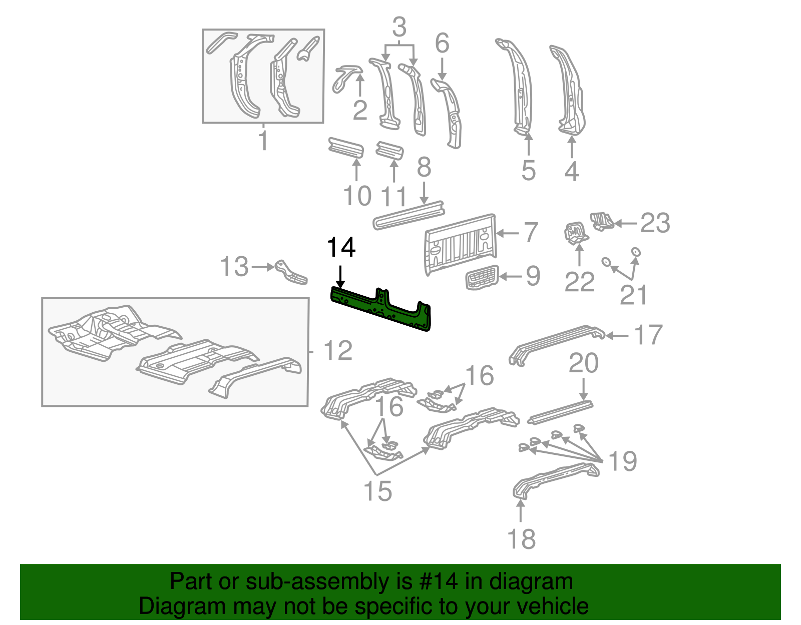 8C3Z-2610121-A - Ford Rocker Panel 1999-2016 Ford | Performance Auto Parts