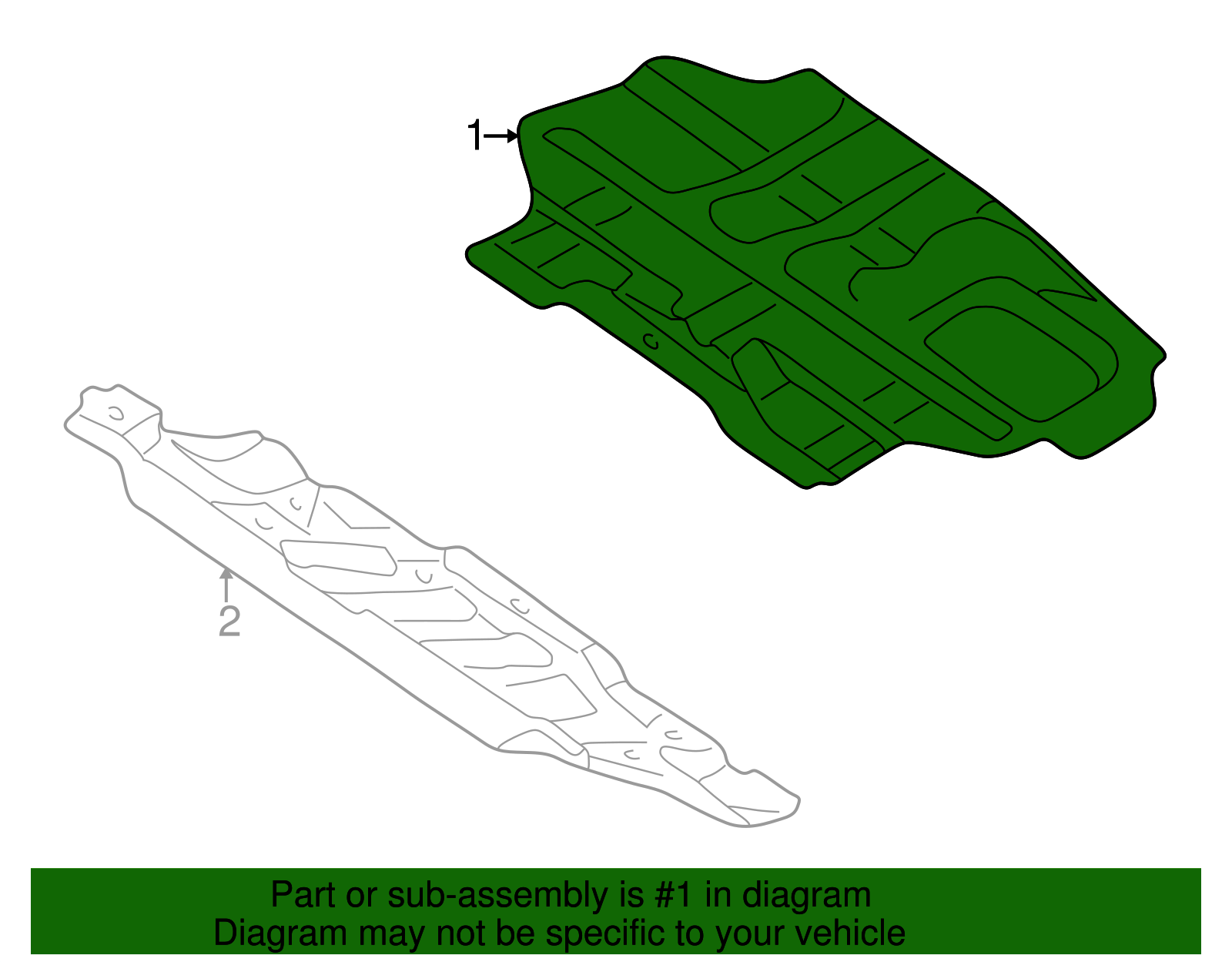 MR437668 - Splash Shield 2001-2006 Mitsubishi Montero | Official ...