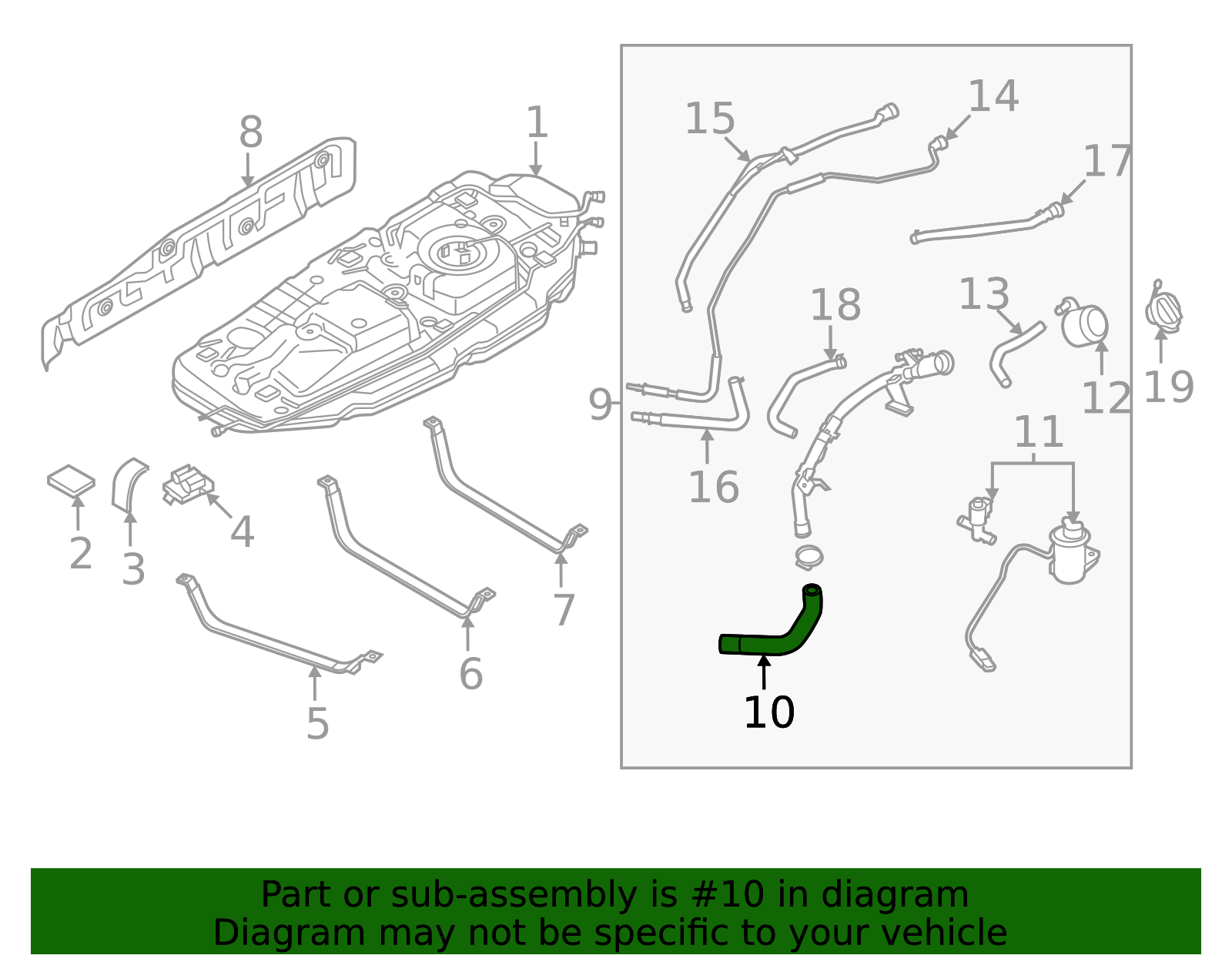 31036-R0500 - Filler Hose 2022-2025 Kia Carnival | Kia.Parts Store