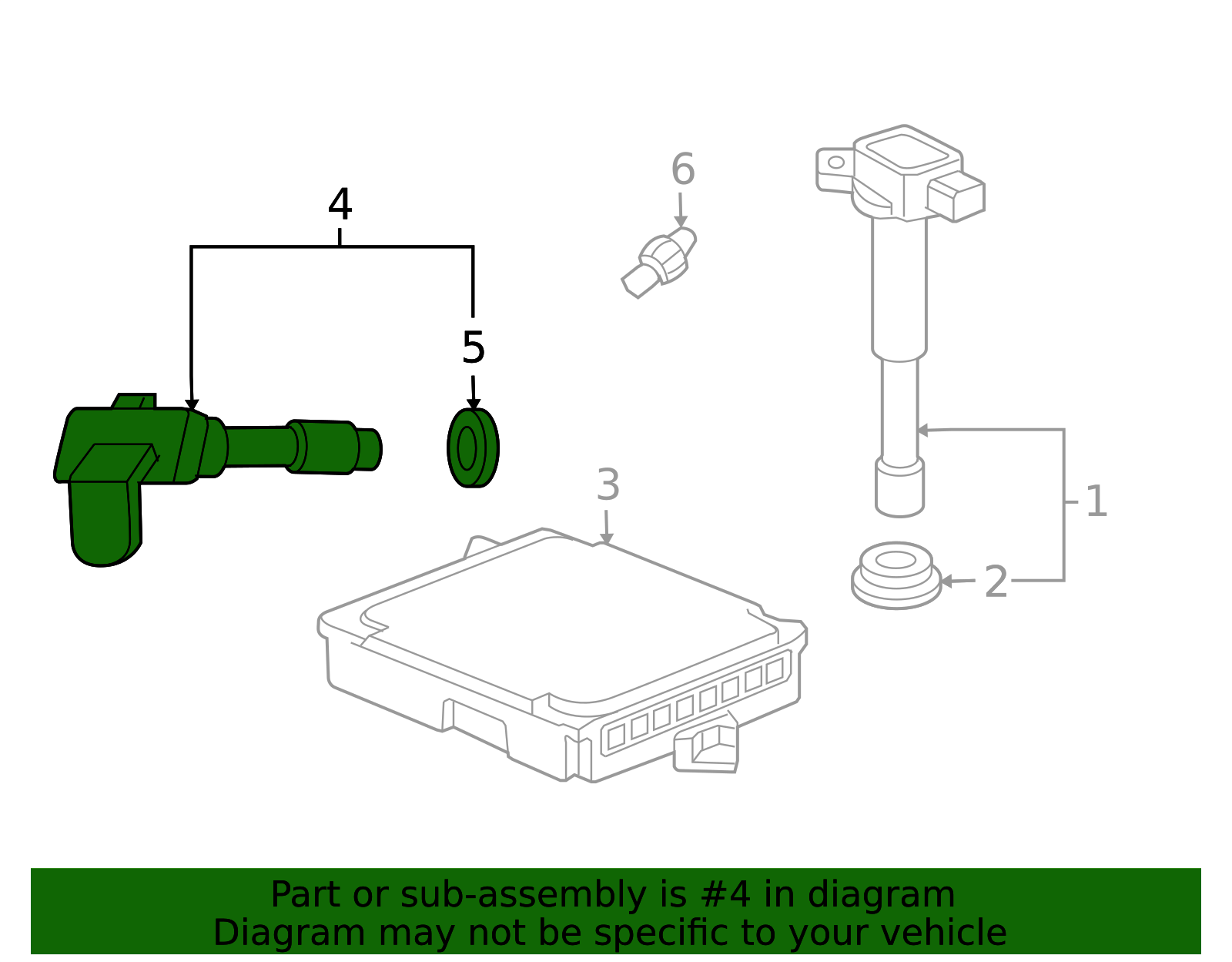 37500raaa01 - Acura Crankshaft Position Sensor 2004-2013 Acura ...
