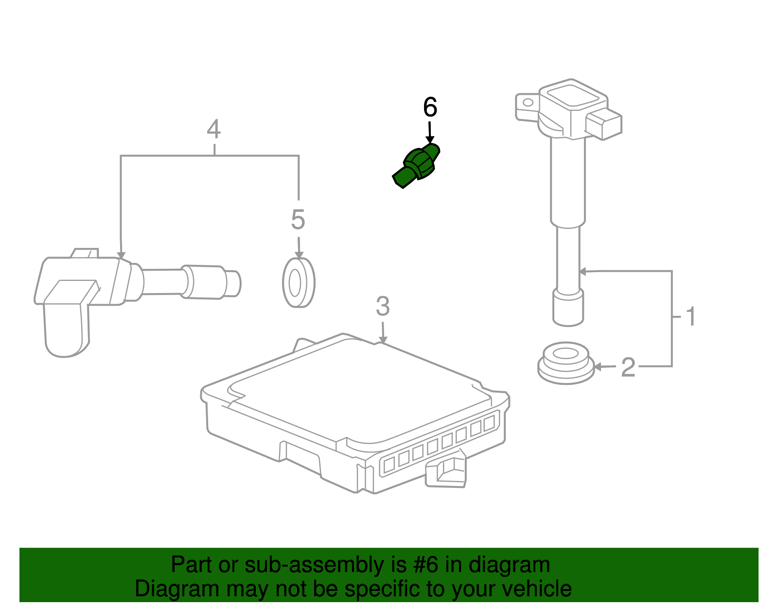 30530-PPL-A01 - 2002-2012 Acura - Sensor, Knock | All Discount Parts Store