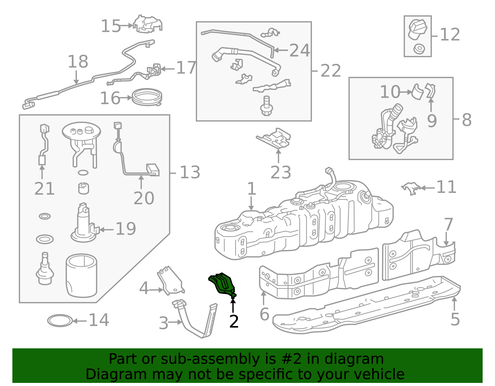 77511-0C060 - High-Quality Fuel Tank Bracket for AutoNation Parts