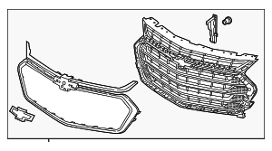 84924278 - Grille Assembly 2018-2021 Chevrolet Traverse | Chevrolet ...