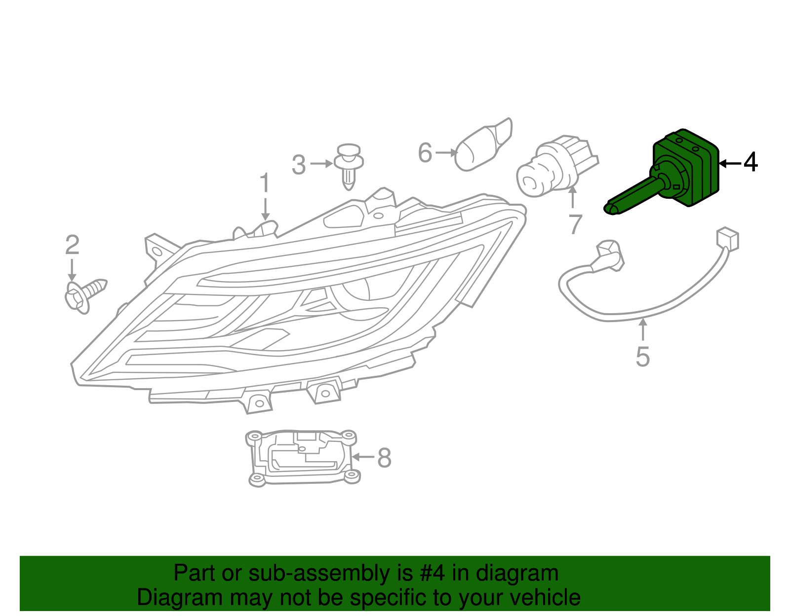 2007-2023 Ford Hid Bulb 7L7Z-13N021-A | OEM Parts Online