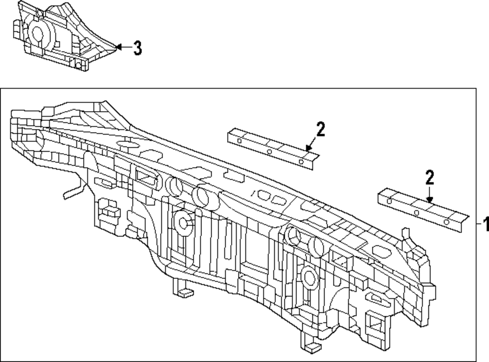 04663-3W0-A00ZZ - Stiffener 2023-2025 Honda HR-V | Honda Parts Online