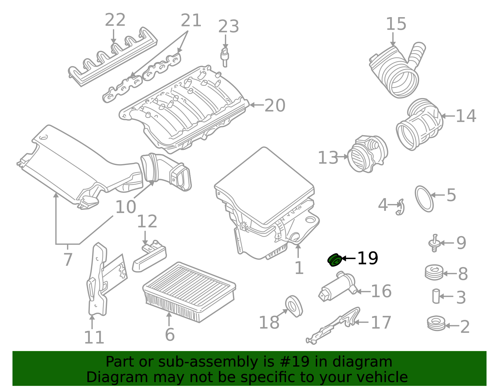 1999-2006 BMW Fuel Injection Idle Air Control Valve Gasket 11611437453 ...