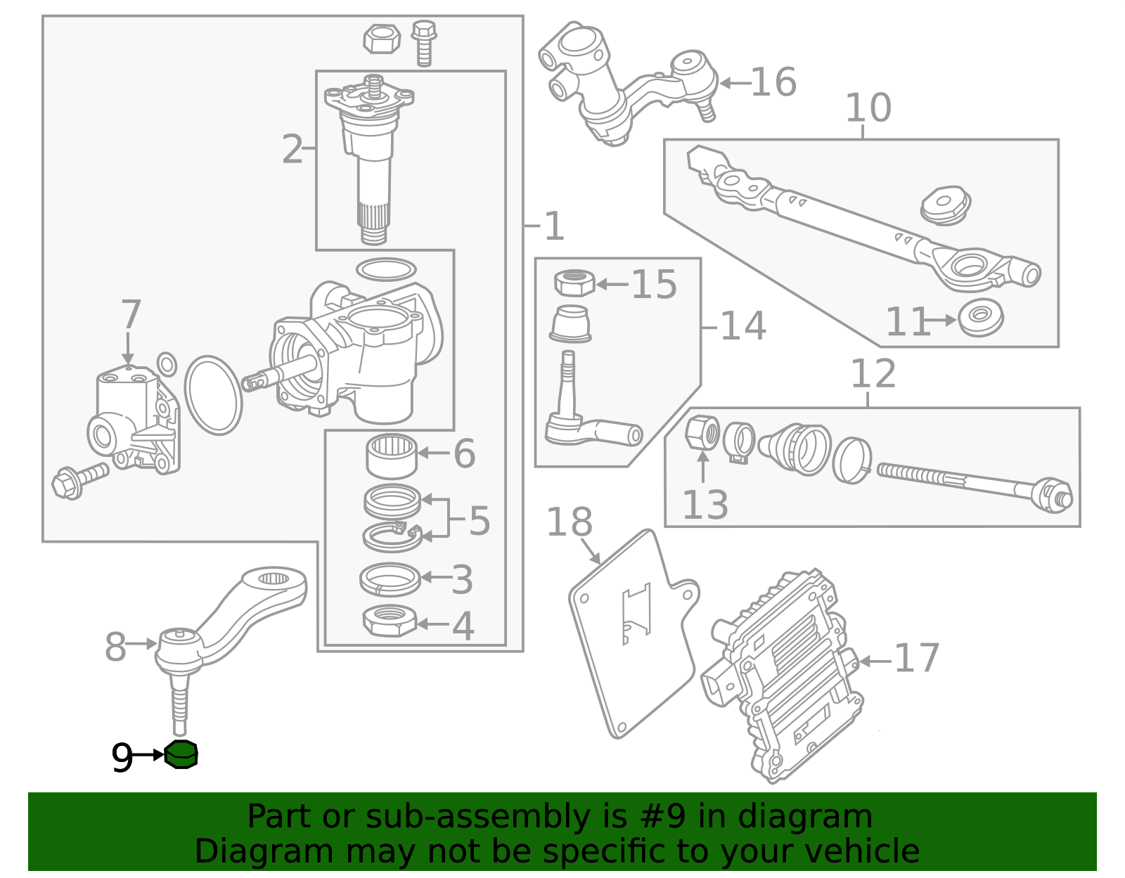 11516133 - Multi-Purpose Nut 1994-2019 GM | GMPartsNow