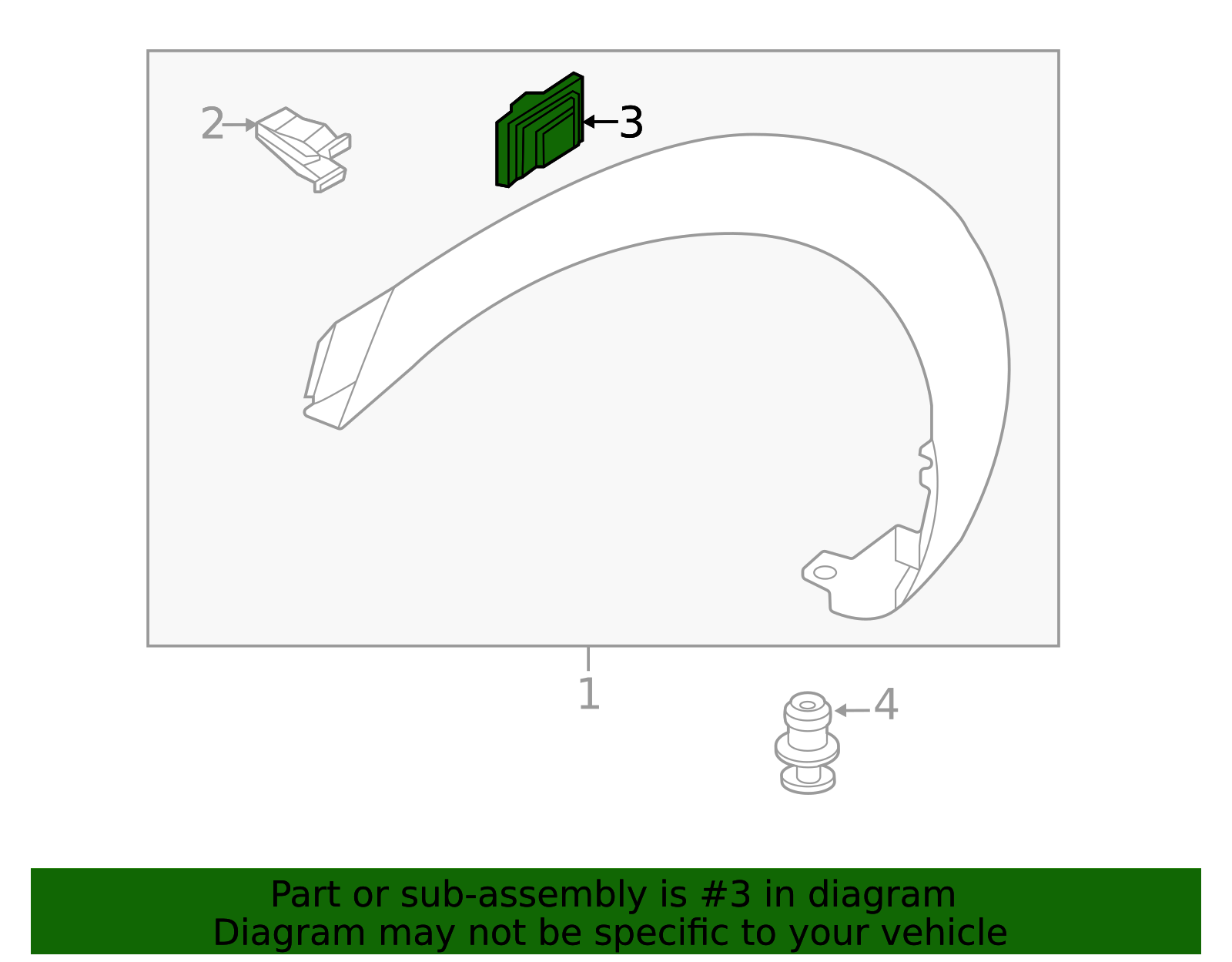 2022-2025 Hyundai Wheel Opening Molding Clip 87756-3R000 | OEM Parts Online