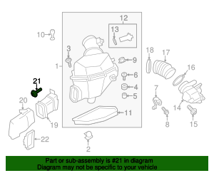 11617535849 - 2012-2019 BMW Intake Duct Screw (11-61-7-535-849) | BMW ...