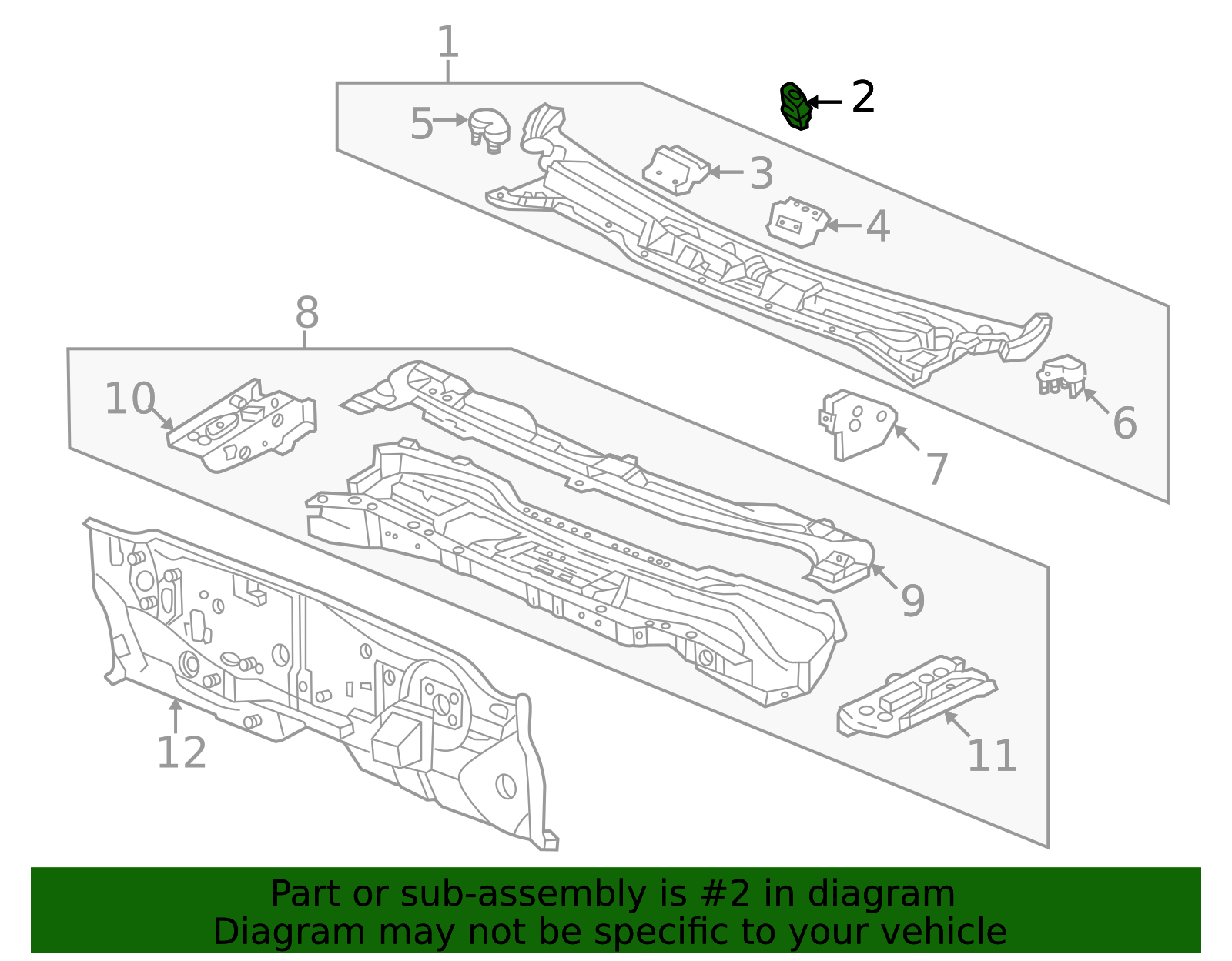 90652-S0A-003 - Cowl Grille Panel Clip Honda Parts Online