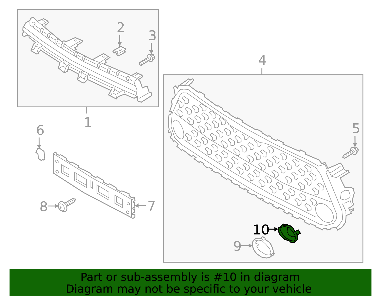 86566-K0000 - Trim Ring Mount Bracket 2020-2022 Kia Soul | Kia.Parts Store