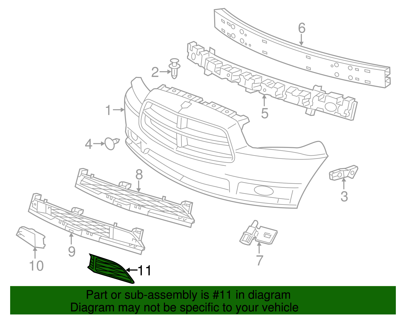 2011-2014 Dodge Charger Bezel 68092614AA | Mopar Parts Canada