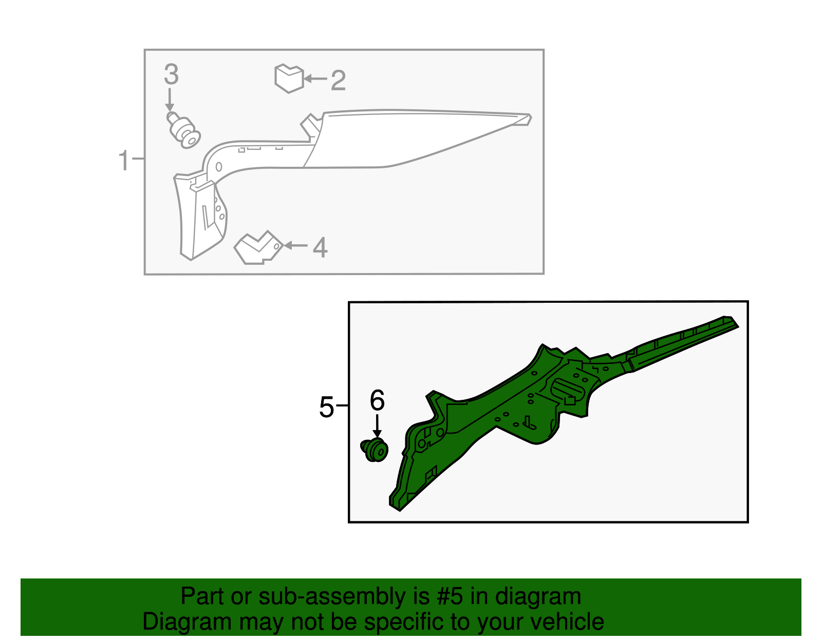 84501-TVA-A14ZA - Garnish Assembly R Rear Parcel Side *NH900L* (Deep ...