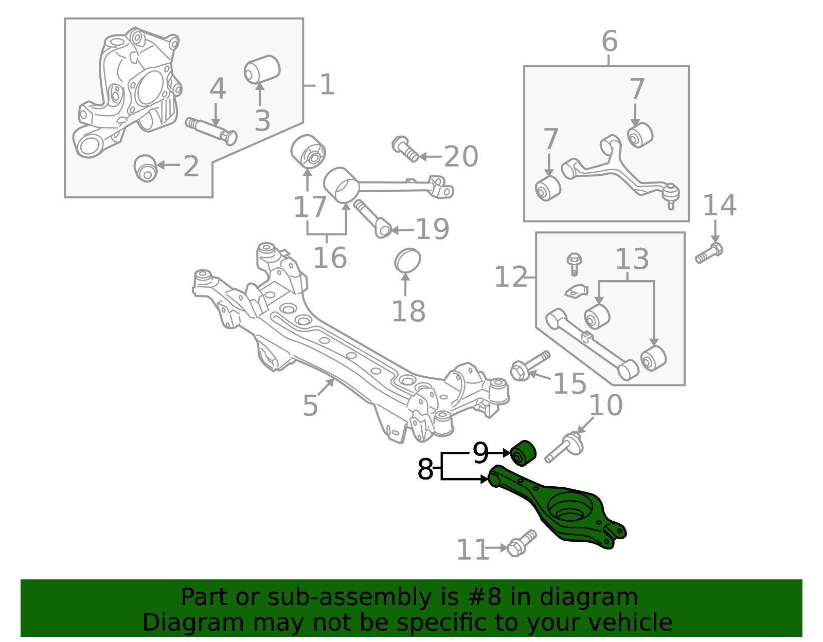 55210-3K001 - Lower Control Arm 2007-2009 Kia Amanti | Kia.Parts Store