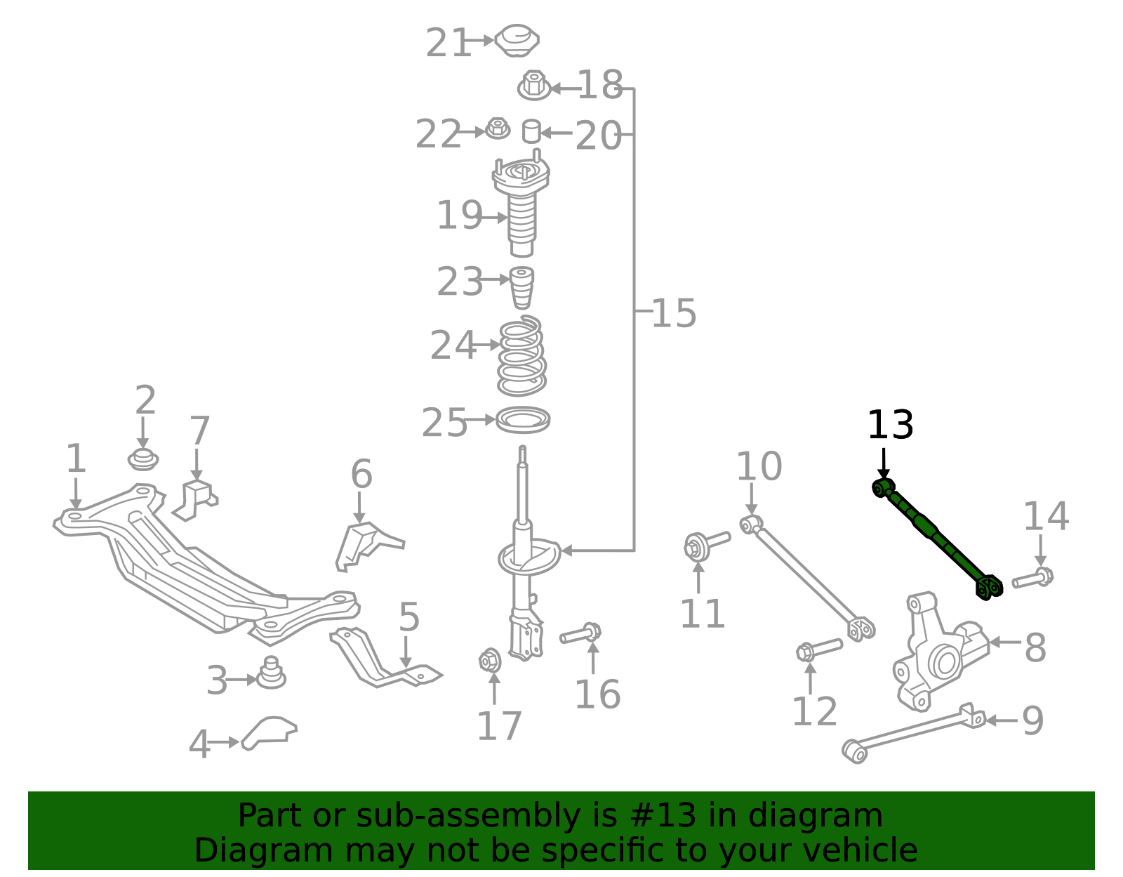 48740-33100 - Rear Lateral Arm - 2007-2011 Toyota Camry | Nucar Toyota ...