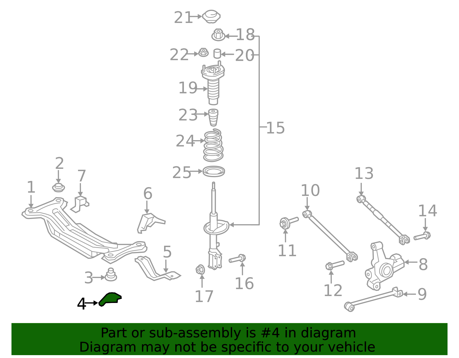 Genuine Toyota Suspension Cross-Member Stopper part# 52204-06010 for ...