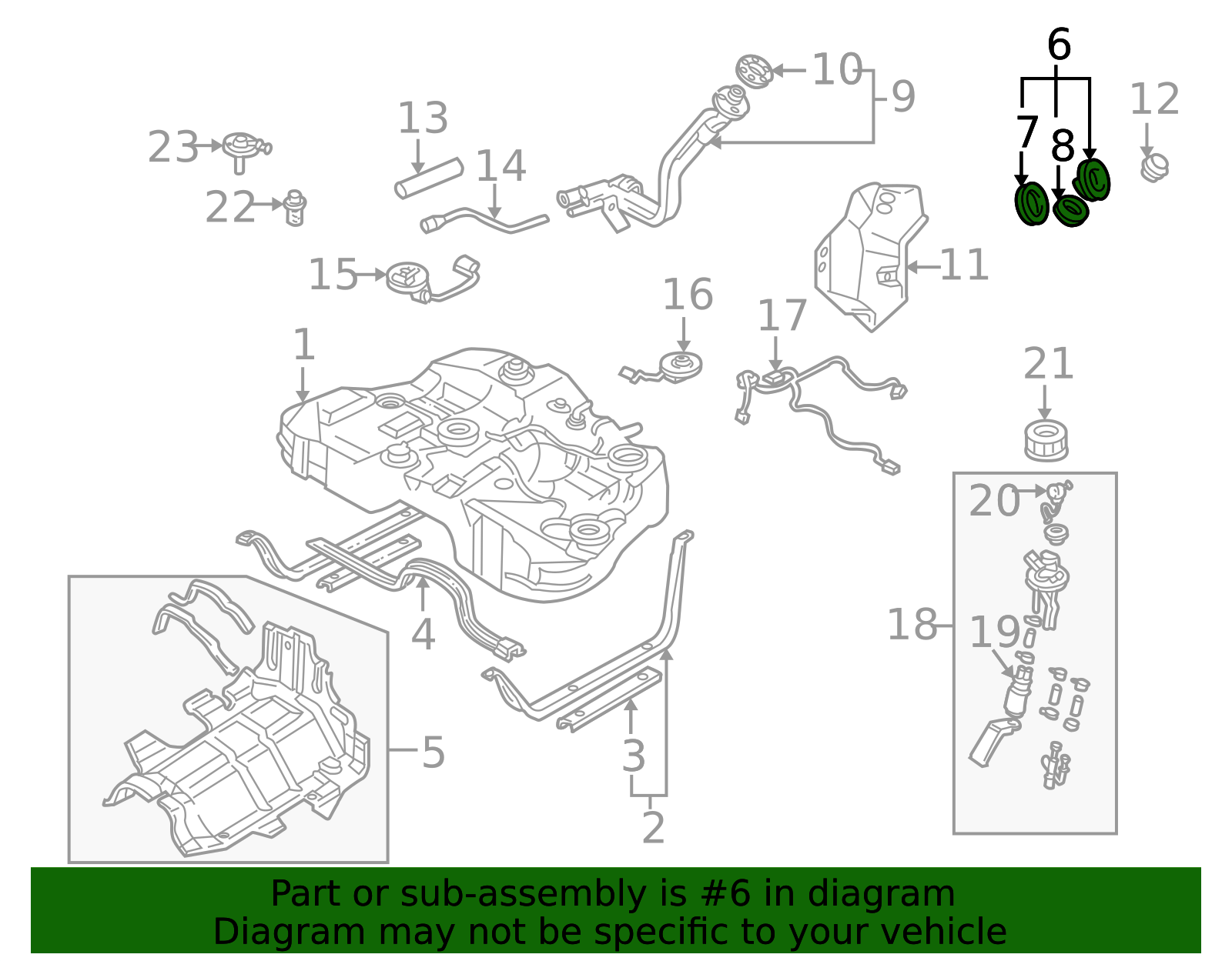 H260-42-240A - Fuel Filler Neck Mount Plate 1992-2002 Mazda | Mazda ...