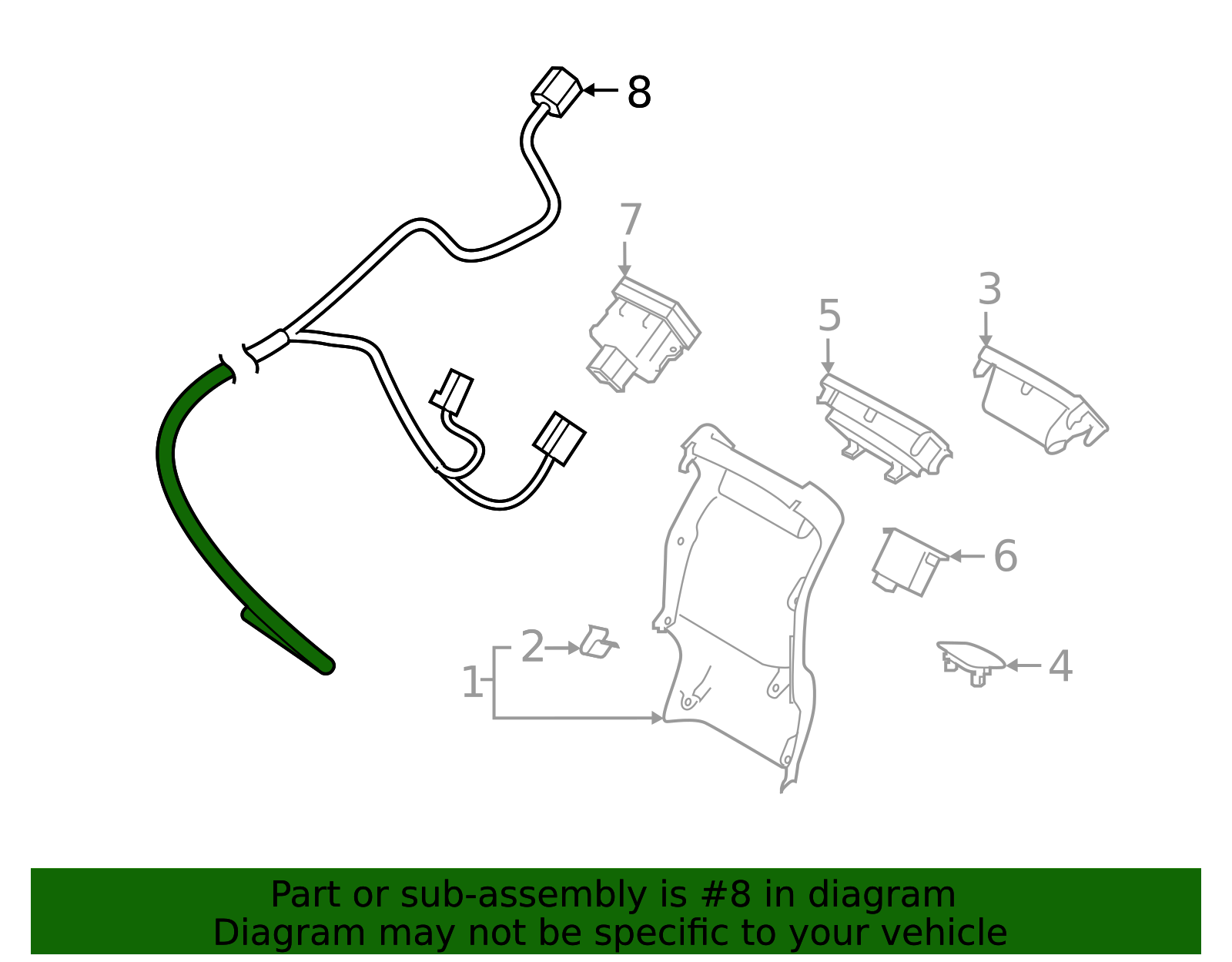81870XC34A - Harness - 2019-2021 Subaru Ascent | World OEM Parts Subaru