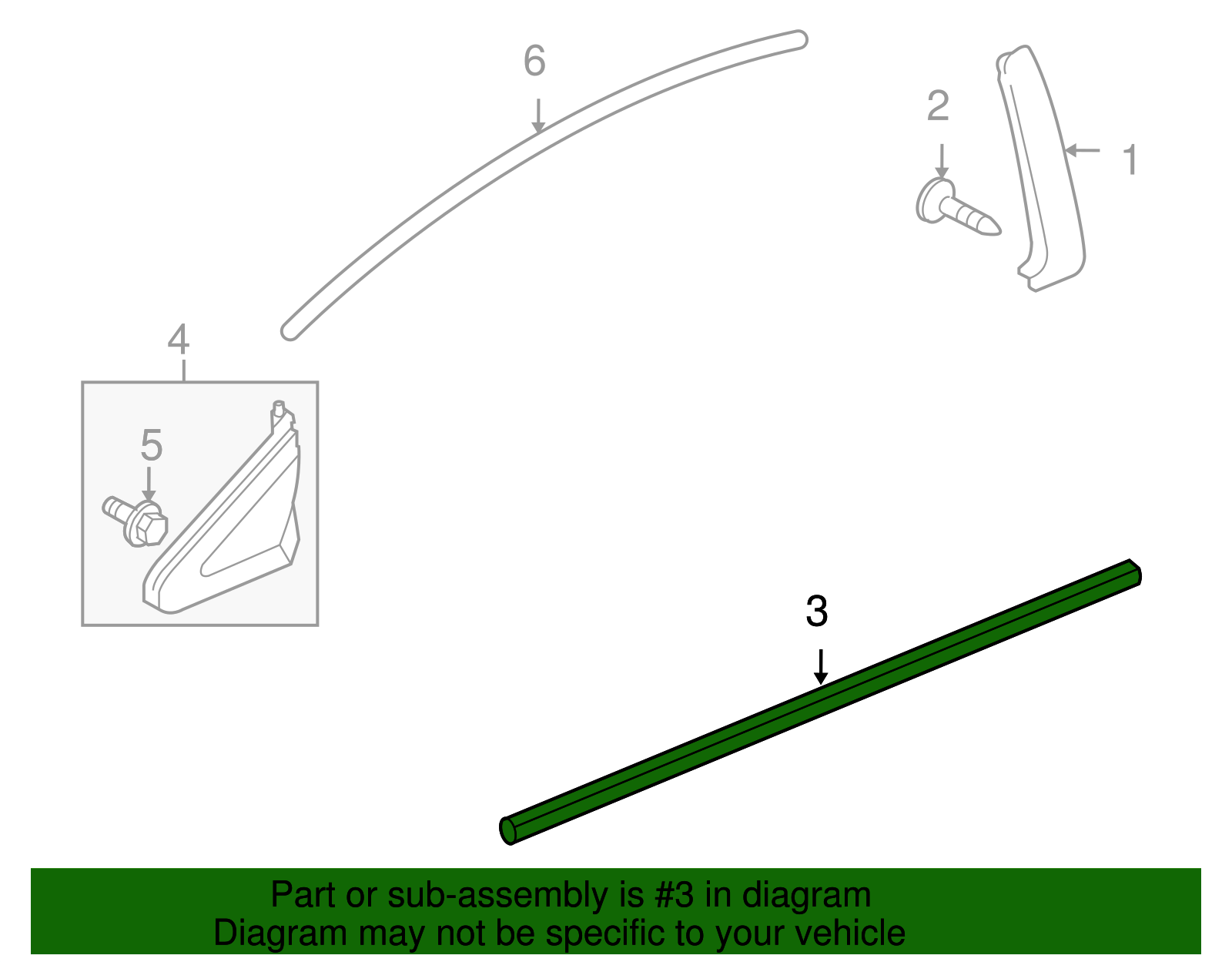 2006-2011 Honda Civic Belt Weather-Strip 72450-SVA-A01ZA | Honda ...