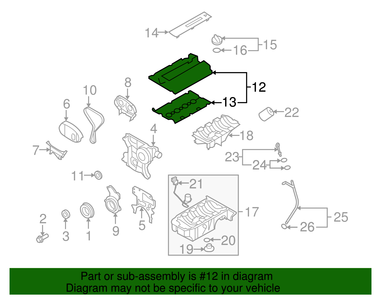 96889998 - Valve Cover 2008-2018 GM | Chevrolet Parts Direct