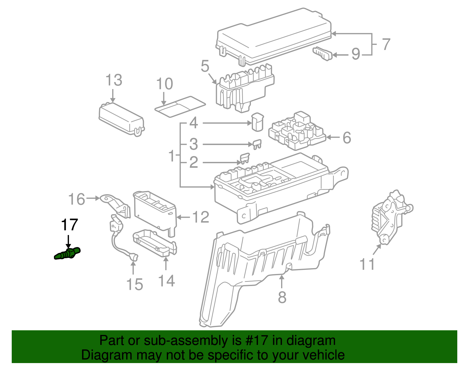 89428-21010 - Temp Switch For 1999-2003 Lexus RX300 | Lexus OE Parts