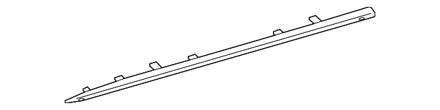 2021-2025 Toyota Highlander Finish Molding 75734-0E040 | Toyota Parts ...