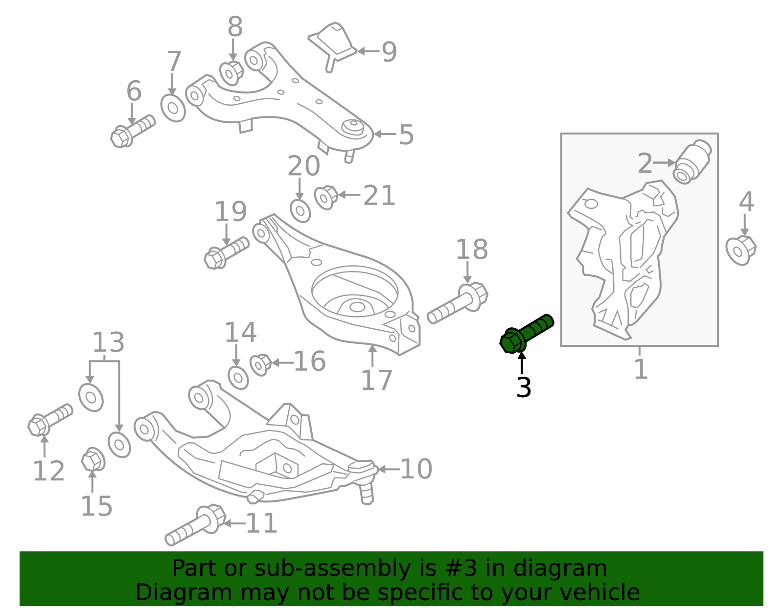 40178-7S06D - Knuckle Bolt 2017-2024 Nissan Armada | Official Nissan ...