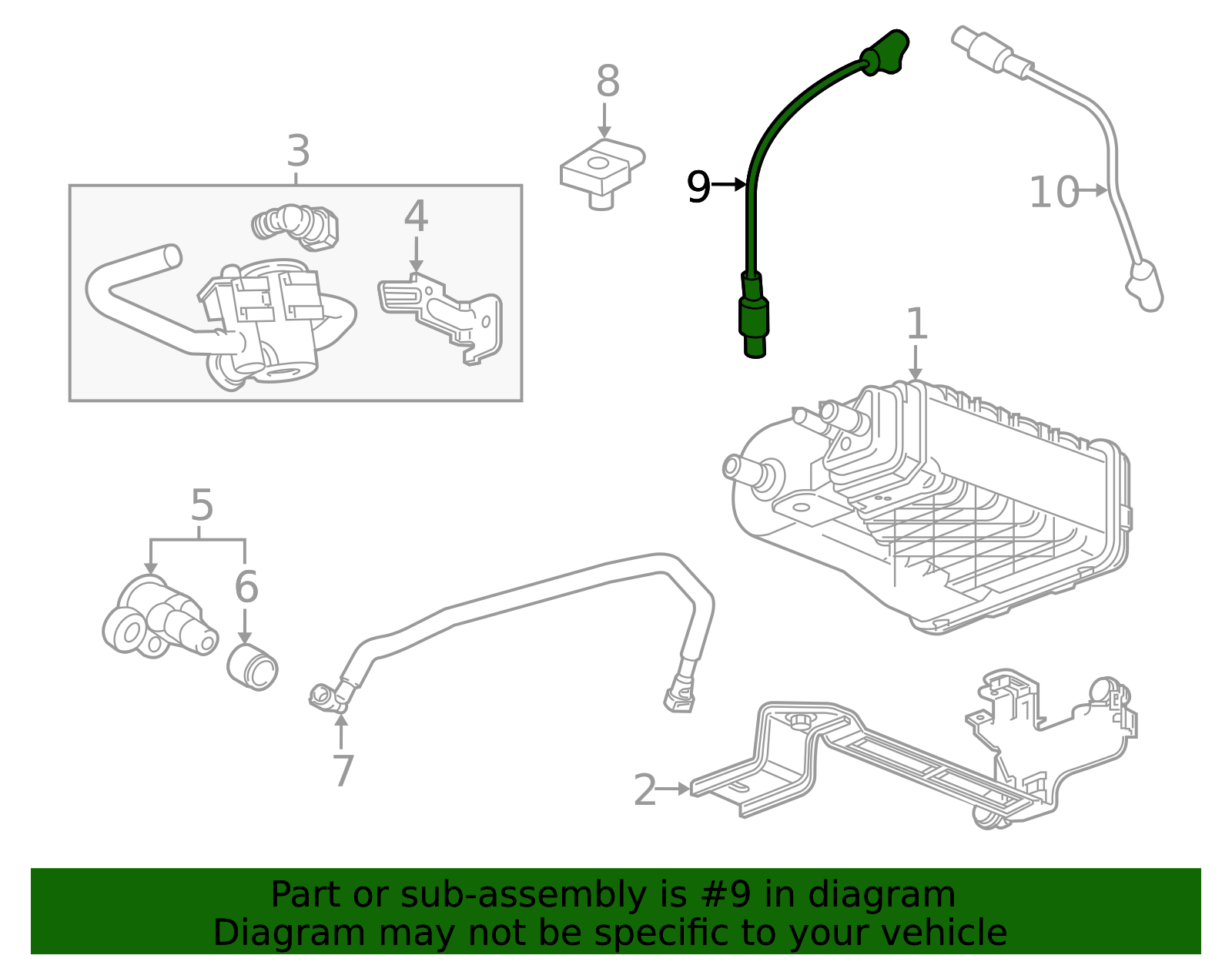 2019-2025 GM Heated Oxygen Sensor 12668435 GM | GMPartsDirect.com