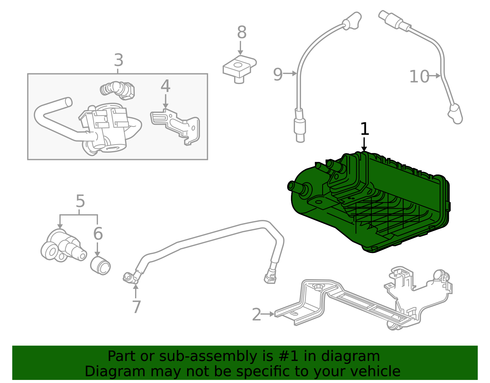 Canister (Replaces Part Number 84050713 ) 85107747 GM | GMPartsDirect.com
