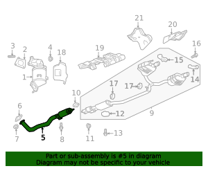 2017-2026 GM Passenger Side Exhaust Front Pipe 85542637 | OEM Parts Online