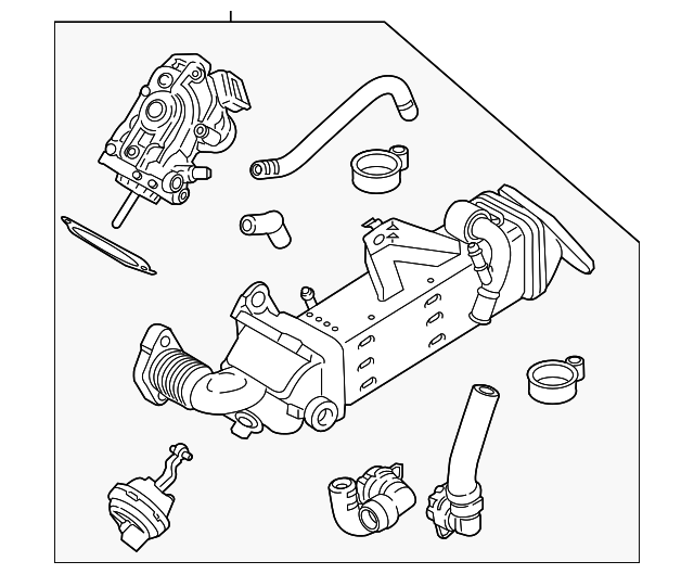 2018 BMW | Egr Cooler | 11718570655 | BMW OEM Parts Store