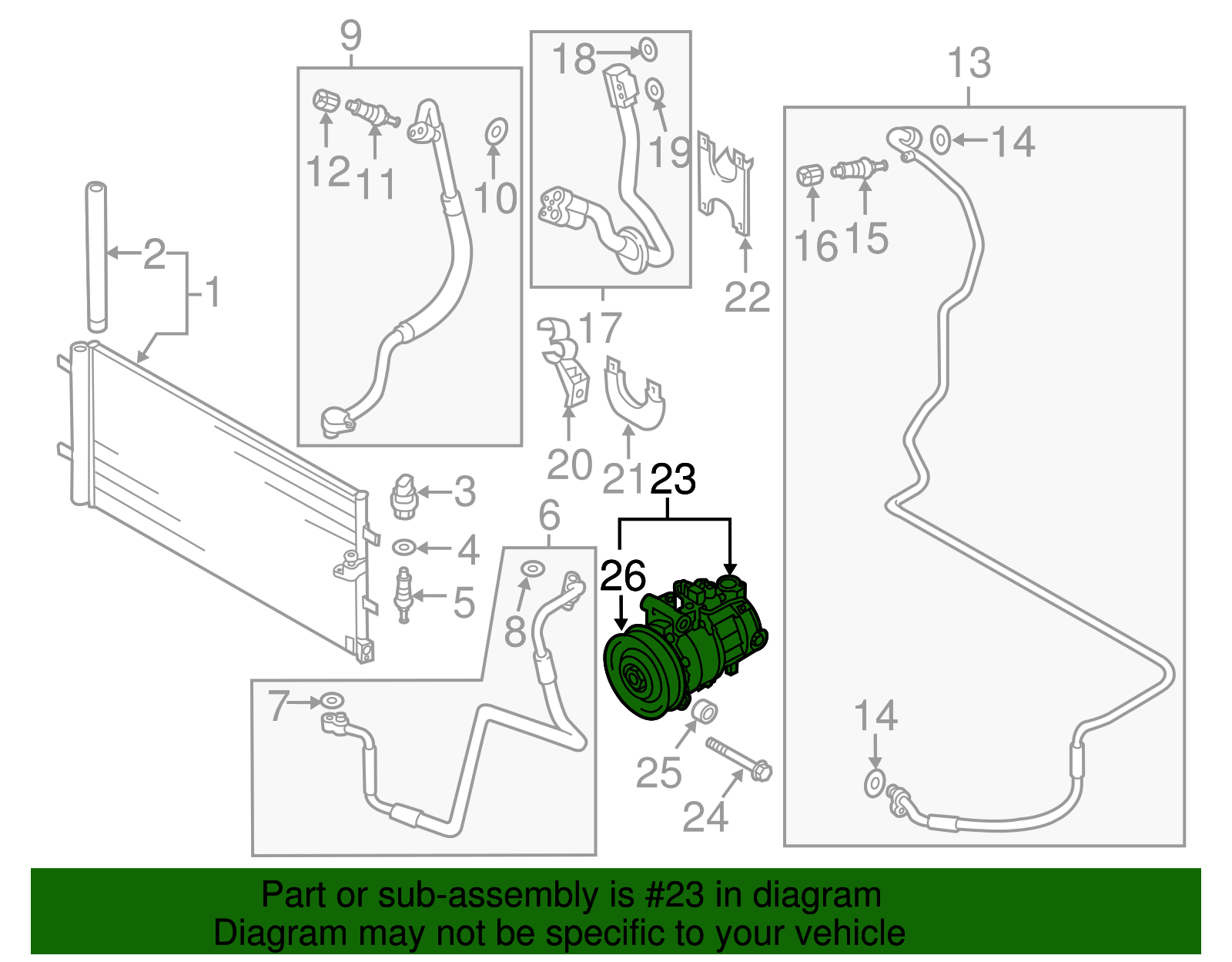 4M0-820-803-M - Compressor Assembly 2015-2019 Audi | Audi OEM Parts Guy