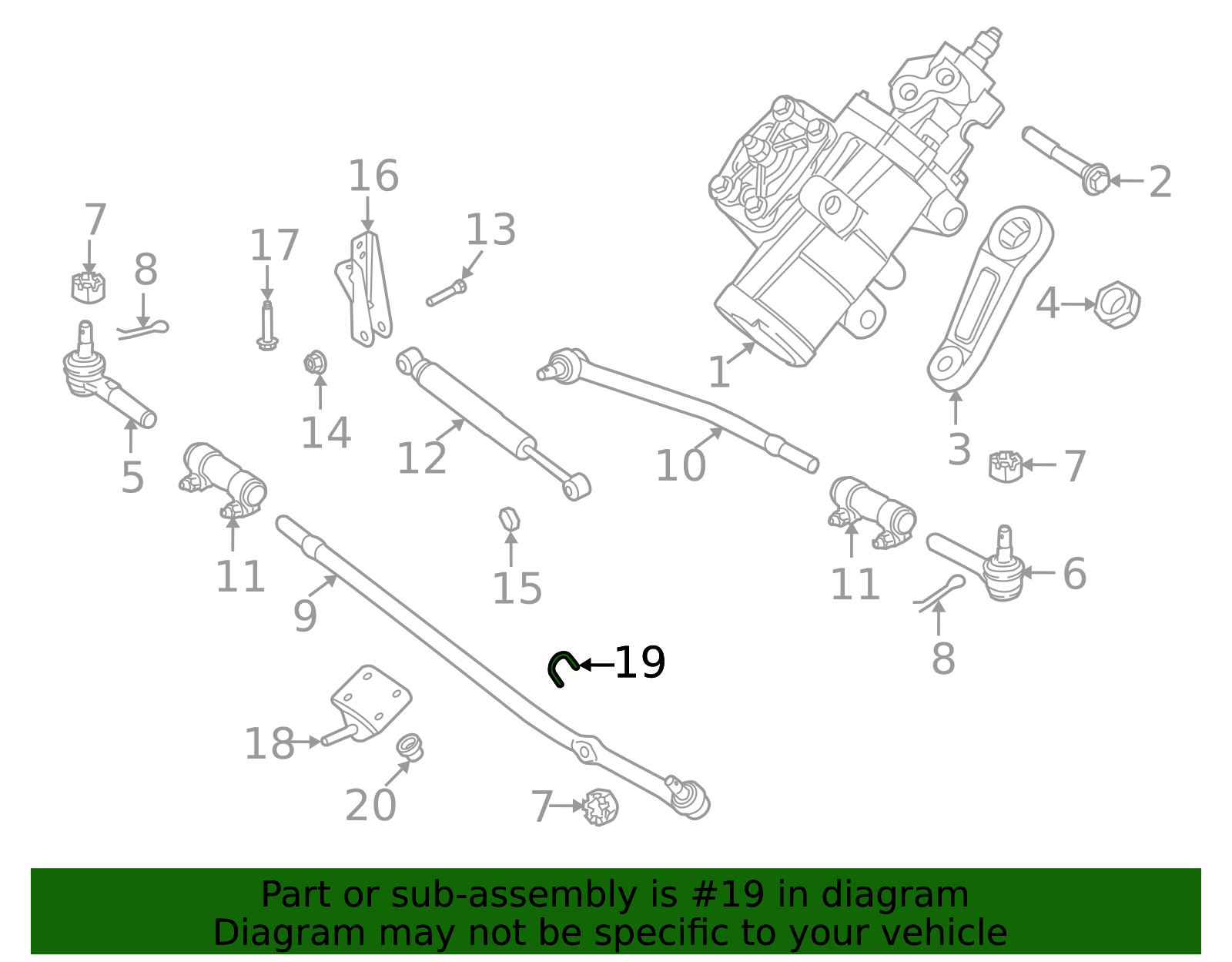 2015-2025 Ford Suspension Shock Absorber Bolt F2UZ-3W652-A | TascaParts.com
