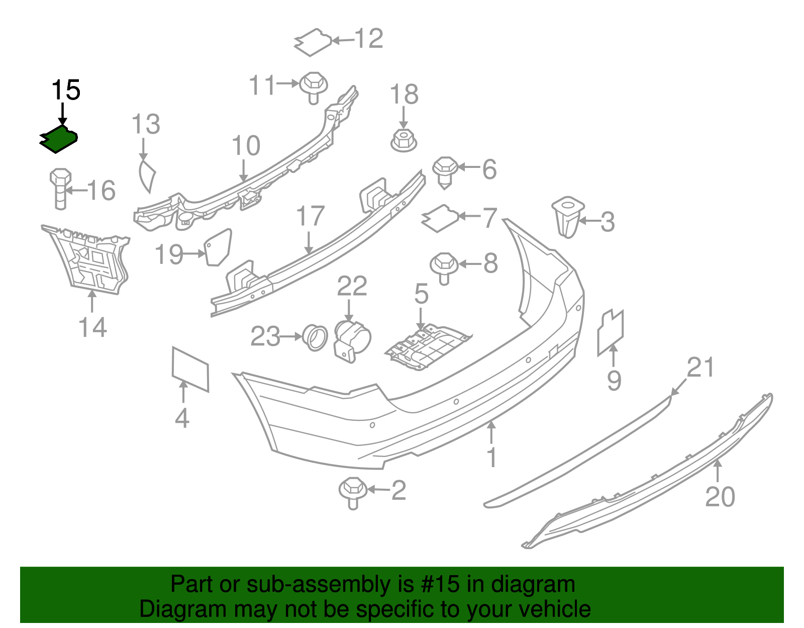 Genuine BMW 07-14-6-951-655 | Outer Support U-Nut | FREE Shipping on ...