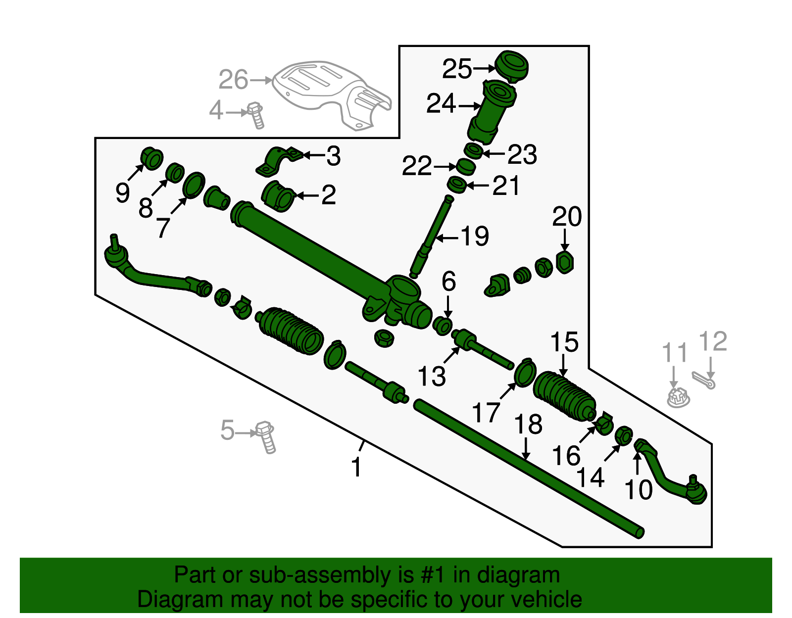 2012-2017 Hyundai Accent Gear Assembly 56500-1R101 | OEM Parts Online