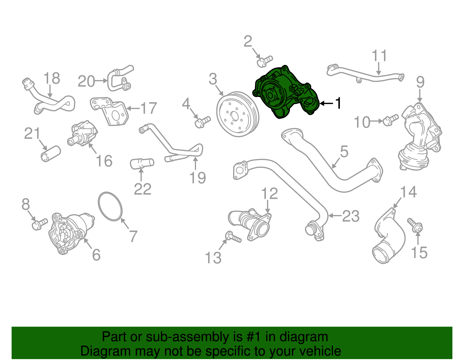 06M-121-013-G - Water Pump 2025 Audi | Audi Midwest