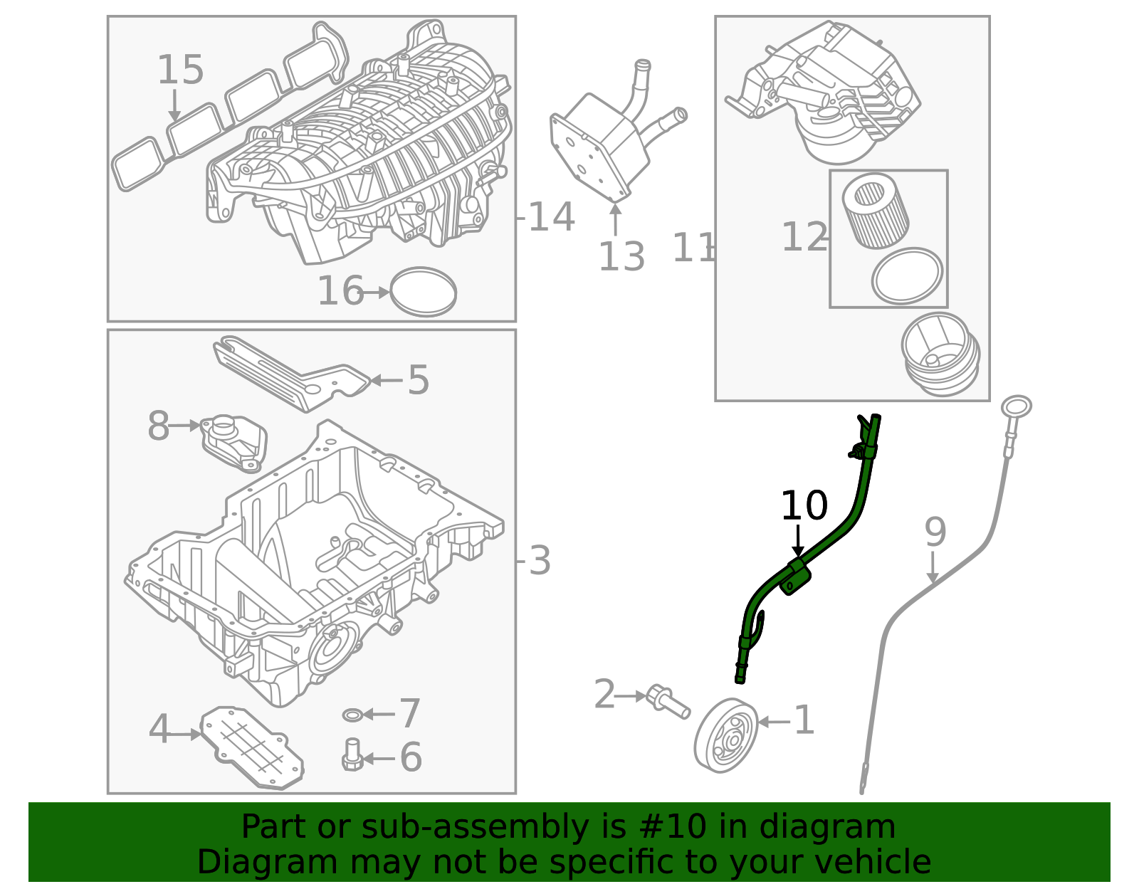 Hyundai - 26612-2T001 - Oil Tube - 2023-2025 Genesis | OEM Hyundai ...