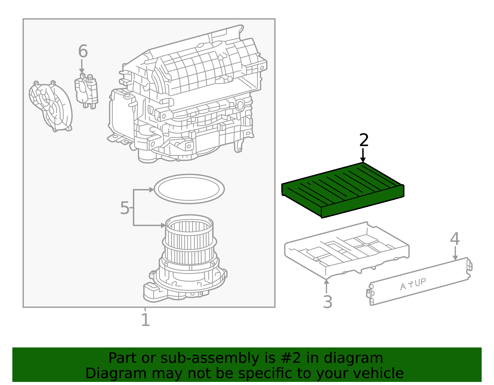 2022-2026 Toyota Cabin Air Filter 87139-0C010 | OEM Parts Online