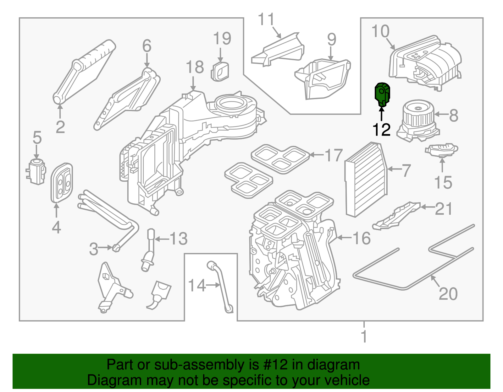 2017-2019 Infiniti QX30 Actuator-Air In 27740-HG00A | Infiniti of ...