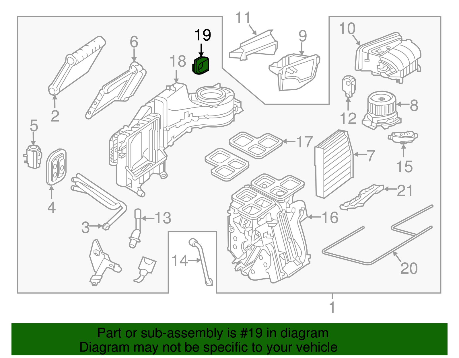 2017-2019 Infiniti QX30 Blower Case Packing 27174-5DA0A | Infiniti of ...