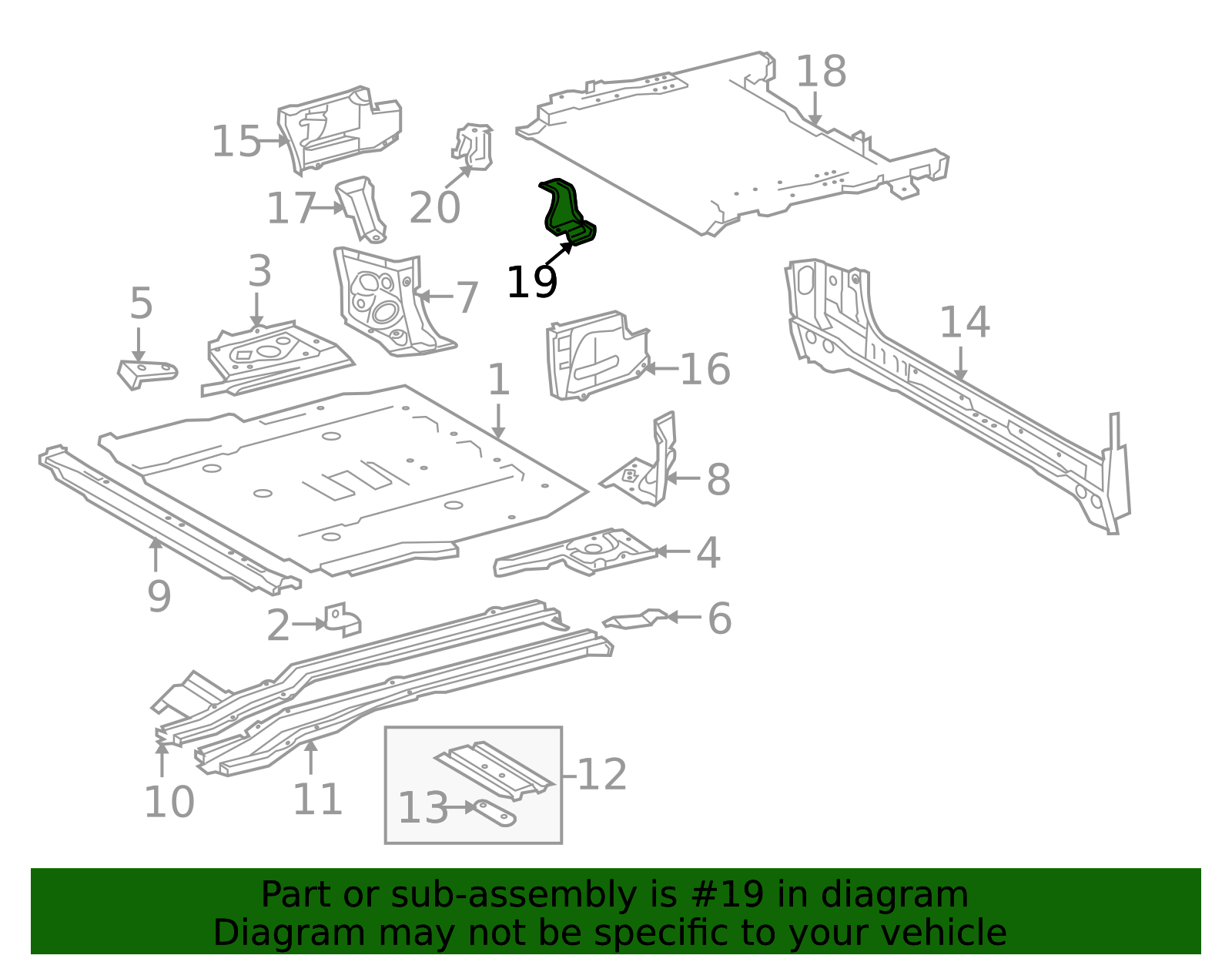 58456-35010 - Slide Assembly Mount Bracket - 2010-2020 Toyota 4Runner ...