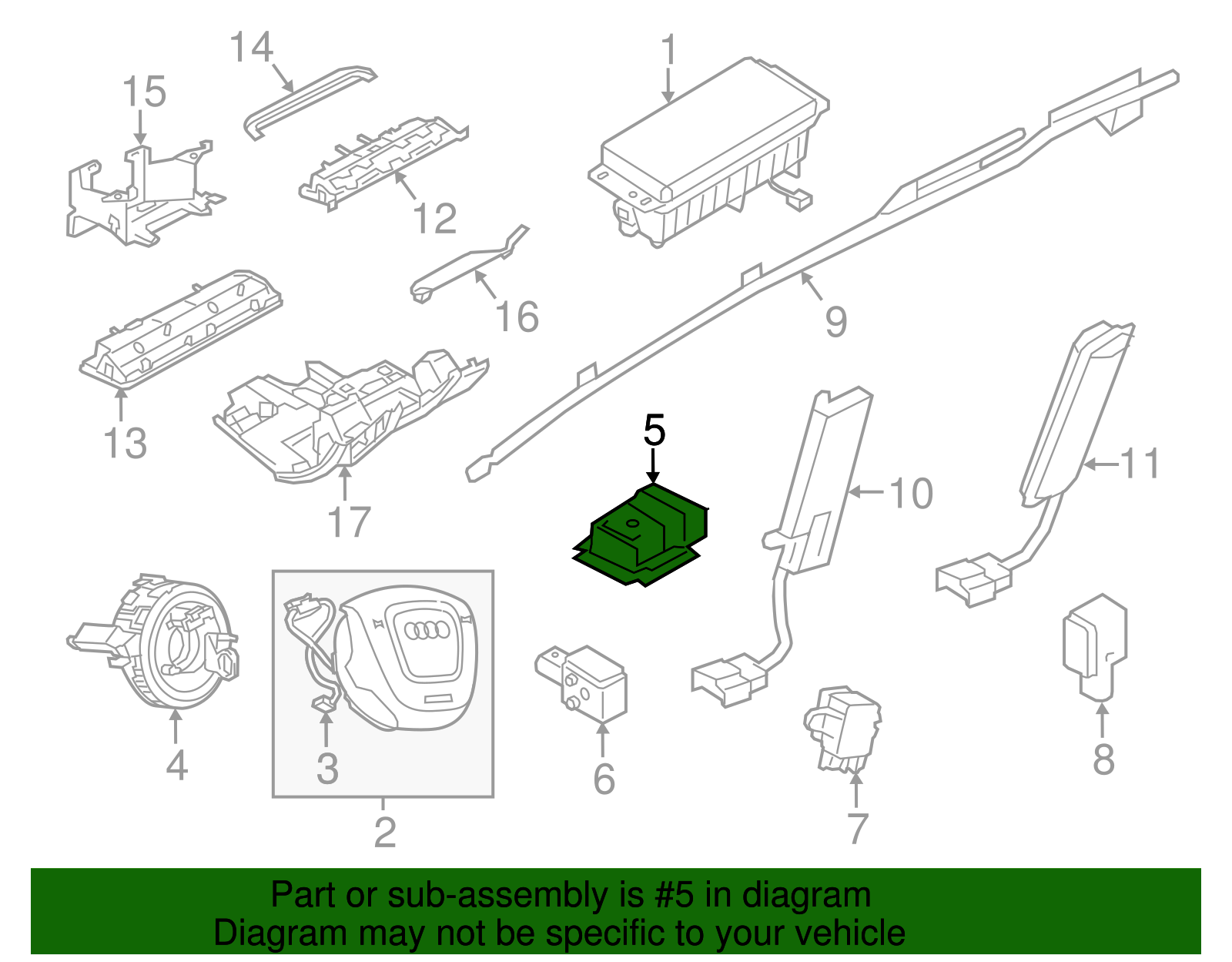 4G0-959-655-A - Control Module 2012-2015 Audi | Audi OEM Parts Guy