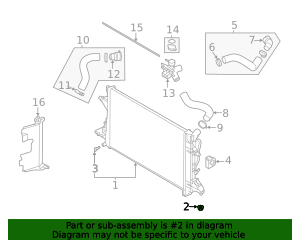 2021-2025 Hyundai Radiator Lower Insulator 25336-AA000 | OEM Parts Online