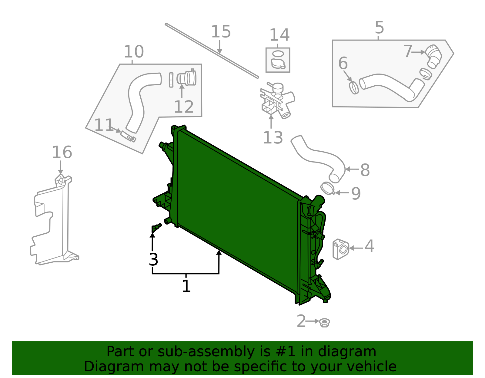 2021-2025 Hyundai Elantra Radiator 25310-AA000 | OEM Parts Online