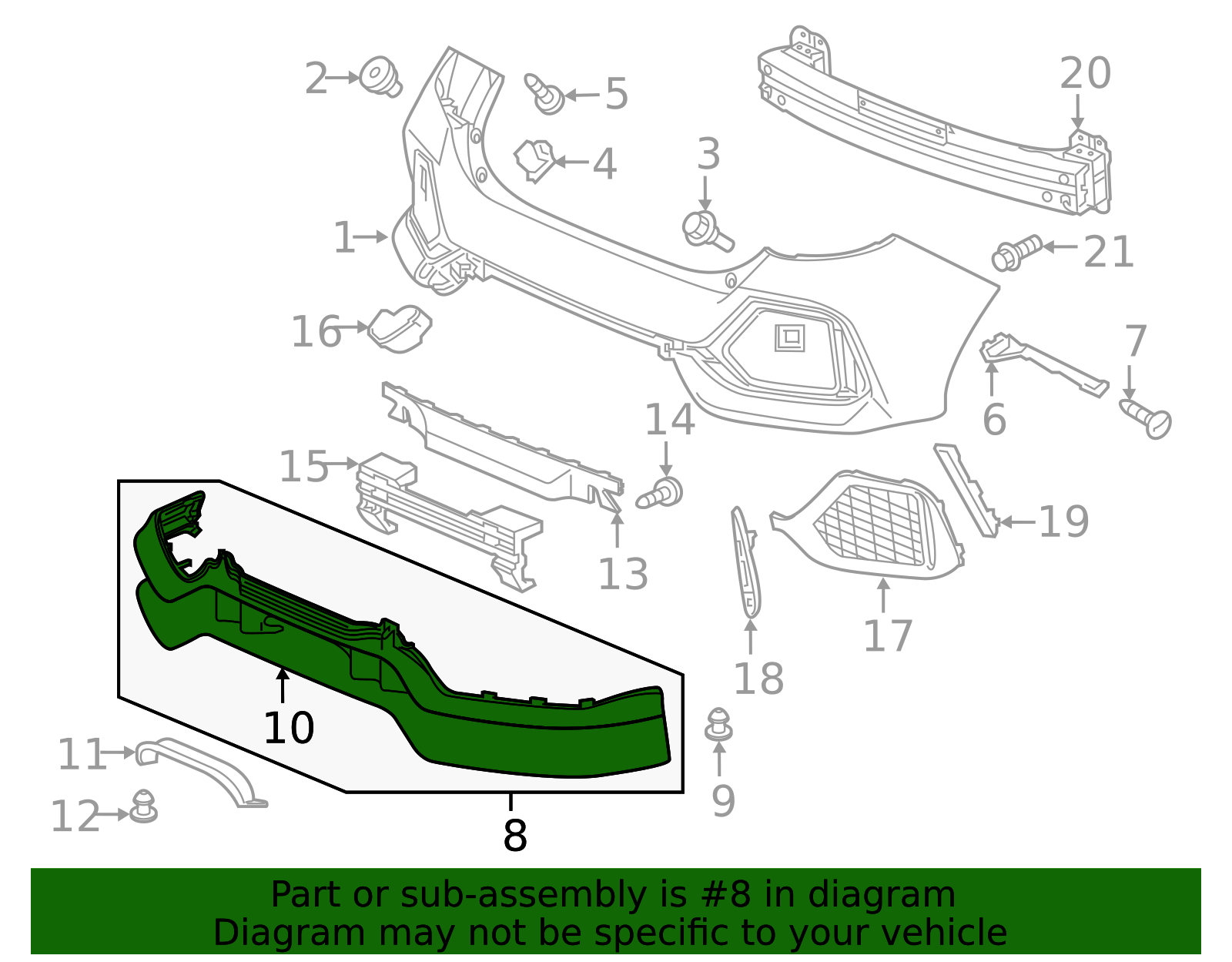 71502-TGH-A00 - Lower Cover 2017-2021 Honda Civic | Honda Parts Online