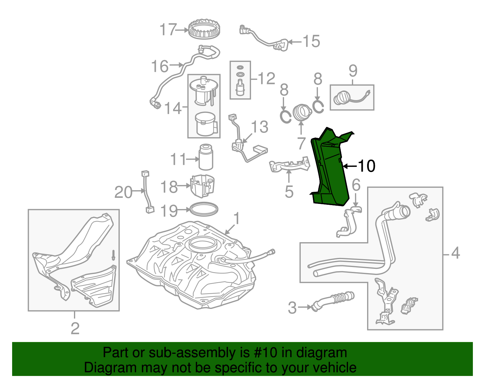 2008-2013 Scion xD Pipe Shield 77277-52040 | Toyota Parts Center