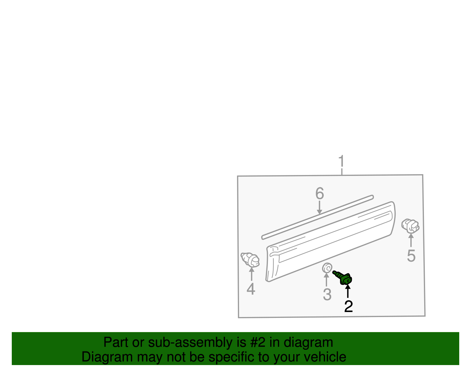 Toyota Parts Lower Cladding Bolt 52491-35010 | Toyota Parts|Toyota ...