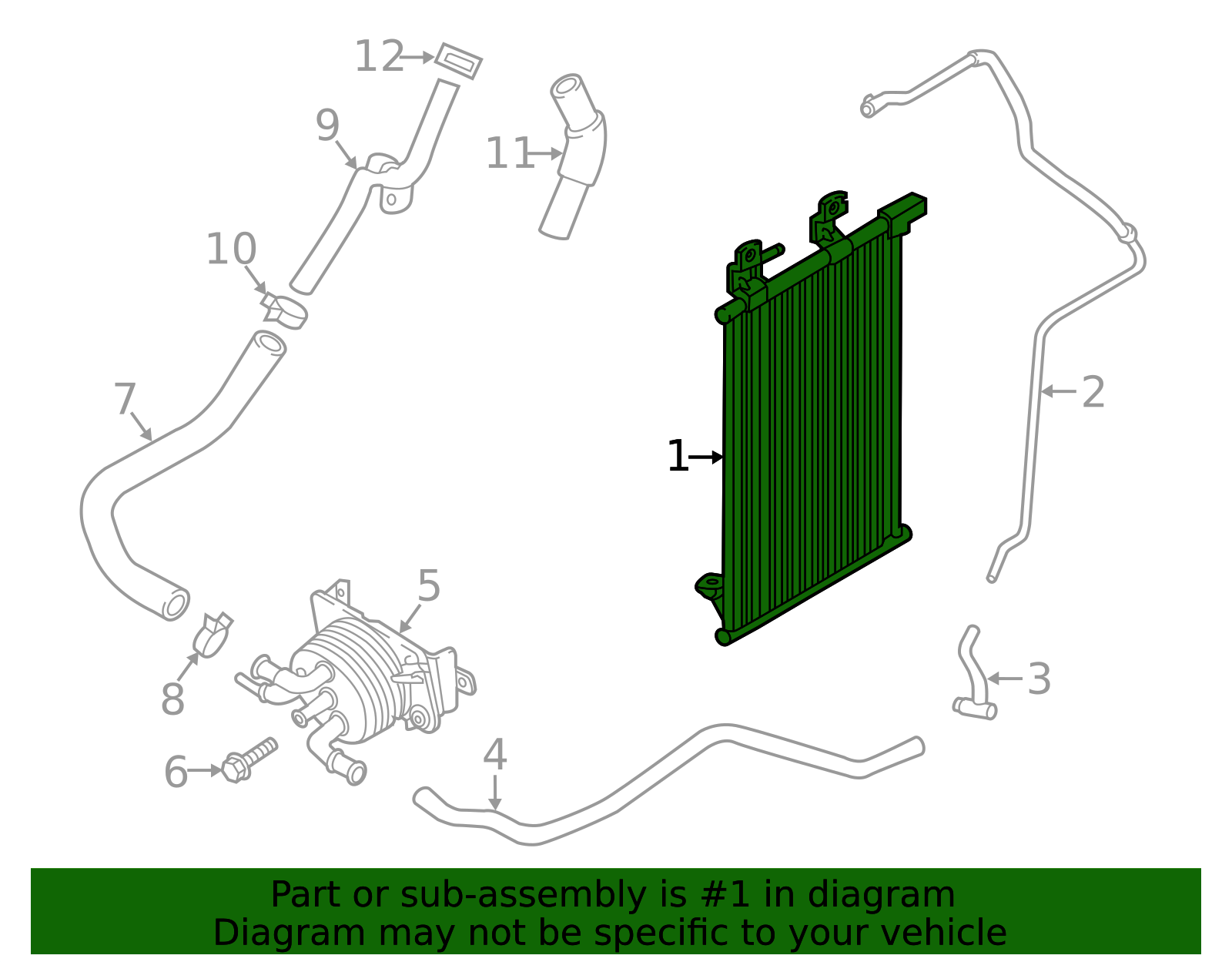 Genuine Oil Cooler - 21606-X280A | NissanParts.cc | Nissan Parts Store