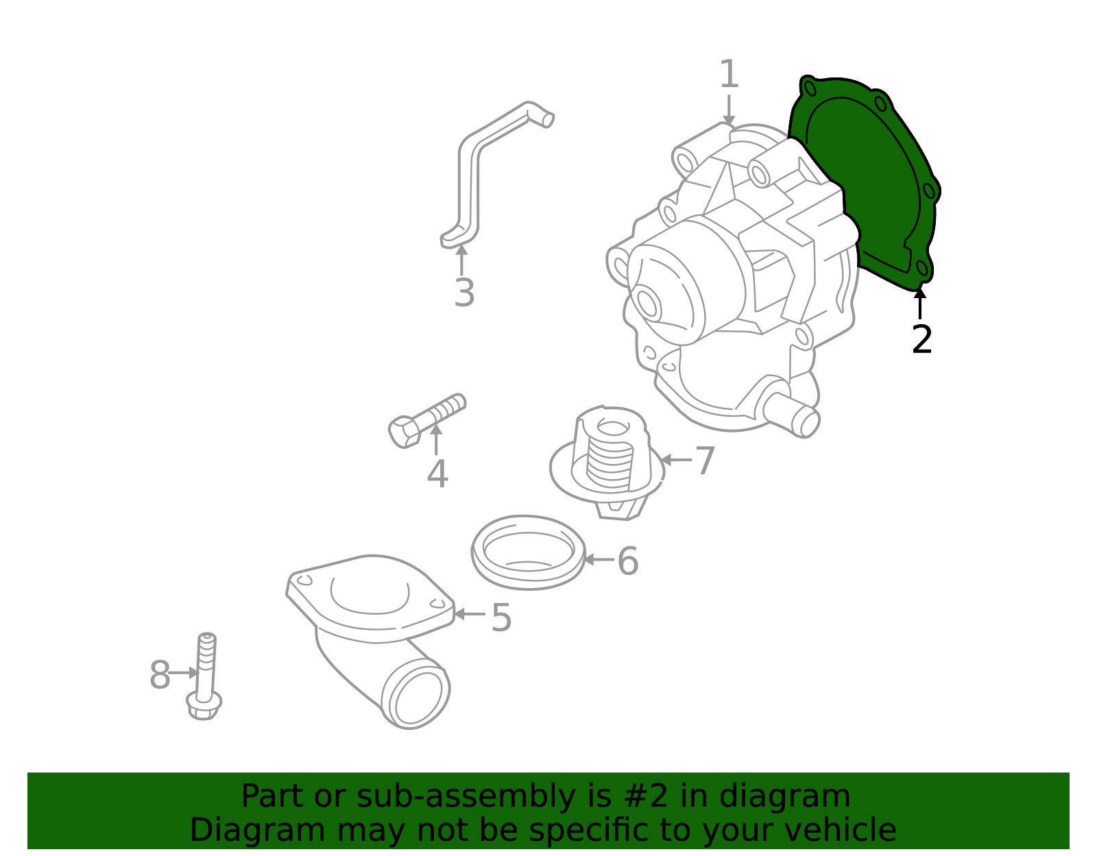 Gasket 21114AA051 | Subaru Parts Store